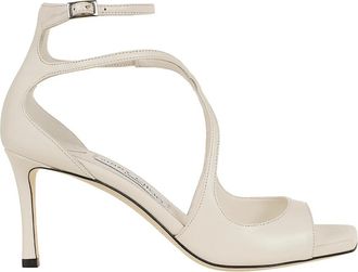 Jimmy Choo London Femme, Chaussures, Blanc, Taille: 40 EU Azia 75 Sandales