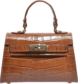 Roberta M COGNAC Rindsledertasche