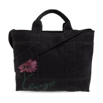 Kenzo Tulip Small Tote Bag - - Bags - Herren - Blau - ONE SIZE