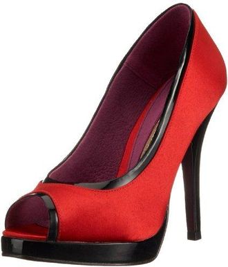 Buffalo Peep Toe Femme, Rouge Vermelho02, 40 EU