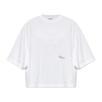 Jacquemus Le Palmier T-Shirt - - Tops - Damen - Wei&szlig; - S