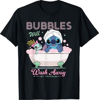 Disney Stitch Bubbles Will Wash Away My Troubles Bubble Bath T-Shirt