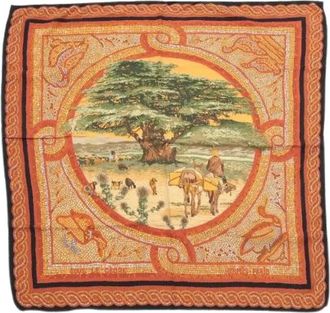Herm&egrave;s unisex, Pre-owned, Multicolore, Taille: ONE Size Pre-owned Carre 90