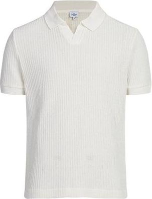 Au Printemps Paris Polo manches courtes en coton