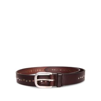 Orciani Ceinture Bull Soft &agrave; clous - Homme - Accessoires - Brun - Taille: 110 CM