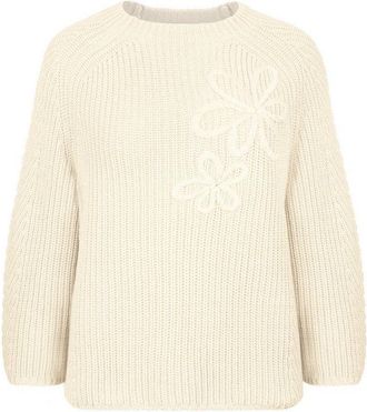 bianca Strickpullover REMIS in Patentstrick mit coolem Stickmotiv