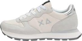 Sun 68 Baskets basses pour femme en polyester Z45202, Gris Beige Argent, 40 EU