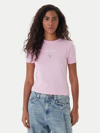 Guess T-Shirt W6RI15 J1314 Rosa Regular Fit
