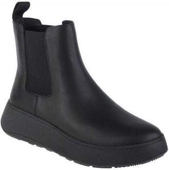 FitFlop Fit Flop - F-Mode Stiefeletten f&uuml;r Damen, Leder (Schwarz)