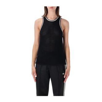 Yohji Yamamoto D&eacute;bardeur en maille c&ocirc;tel&eacute;e - Femme - Tops - Noir - Taille: 36 FR