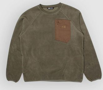 Salty Crew Reel Polar Crew Sweater dusty olive