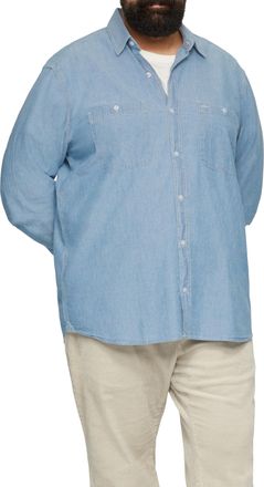 s.Oliver Regular Fit: Baumwollhemd aus Chambray