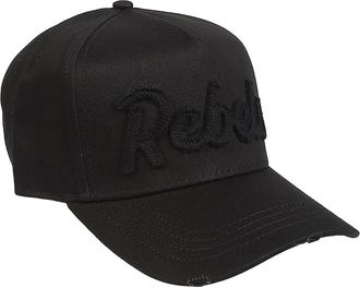 Dsquared2 Caps & M&uuml;tzen - Rebels Baseball Cap Black - Gr. ONE SIZE - in Schwarz - f&uuml;r Damen
