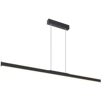 SLV Lampe suspendue noire One Linear 2x15w - 140cm - 1006188