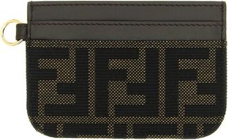 Fendi FF Jacquard Kartenetui - - Accessories - Damen - Braun - ONE SIZE