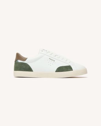 Faguo Baskets blanc et kaki