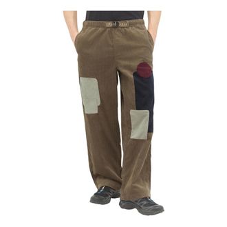 Brain Dead Patchwork Cord Climber Hose - - Trousers - Herren - Gr&uuml;n - W28