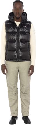 Schott NYC Herren Columbus2v-noir-xxxl Daunenjacke, Schwarz, 3XL Größen Tall