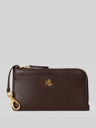 Lauren Ralph Lauren Portemonnaie f&uuml;r Kleingeld aus echtem Leder