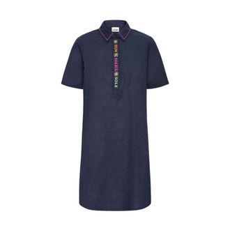 Ichi Ichi, Damen, Kleider, Blau, SGr&ouml;&szlig;e