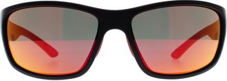 Smith Wrap Unisex Matt Schwarz Rot Mehrlagenspiegel Reise