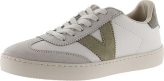 Victoria Low-Top Unisex Berlin Ciclista Leder-Effekt & Farbige & Spaltleder Teile Im Kontrast 1126184 f&uuml;r Erwachsene Safari 39