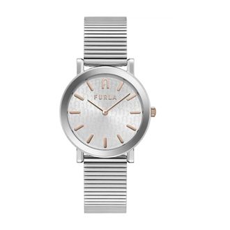 Furla Femme, Accessoires, Gris, Taille: ONE Size Montre habill&eacute;e en acier inoxydable