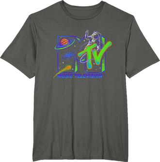 Giesswein Moon Man Galaxy Neon Space Vibe T-Shirt