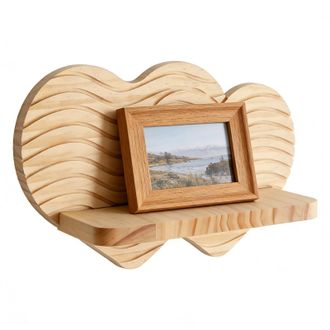 Generico Schwebende Regale f&uuml;r die Wand, Organizer f&uuml;r Ecke, schwebende Eckregale, Boho-Dekoration, f&uuml;r Schlafzimmer, Wohnzimmer, K&uuml;che, B&uuml;ro, Apartment, Caf&eacute;