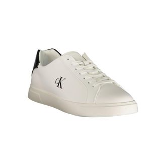Calvin Klein Logo Low-Top Sneaker - White
