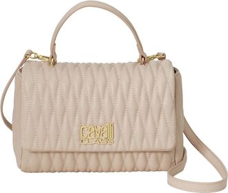 Cavalli Femme, Sacs, Blanc, Taille: ONE Size Sac à main matelassé