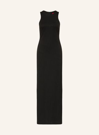 HUGO BOSS Hugo Jerseykleid Kiluni Mit Schmucksteinen schwarz