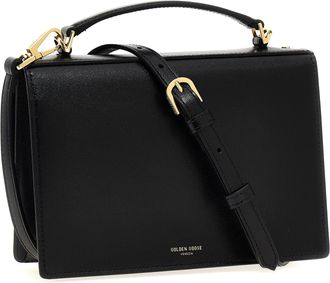 Golden Goose Palmellato Leather Top Handle Bag - Black