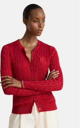 Lauren Ralph Lauren Strickjacke 200P14040503 Rot Regular Fit