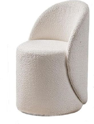 Generic Schminkstuhl, drehbarer Frisiertischhocker mit gepolstertem Kissen und R&uuml;ckenlehne - 360&deg;-Drehung f&uuml;r bequemes Sitzen im Schlafzimmer, Schminkzimmer o