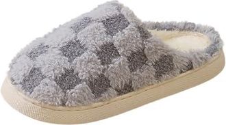 Generic Pantoufles chaudes et confortables pour femme - &Eacute;l&eacute;gantes, d&eacute;contract&eacute;es, respirantes, antid&eacute;rapantes - Doublure en polaire - Confortables - Chaudes -