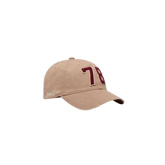 Golden Goose unisex, Accessoires, Brun, Taille: ONE Size Casquette de baseball en toile us&eacute;e