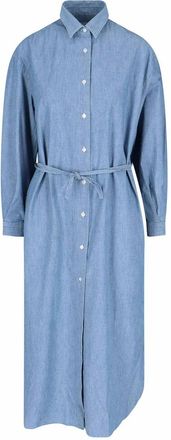 Finamore Jupe Midi - Bleu