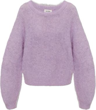 American Vintage Femme, Pulls, Violet, Taille: 42 FR Niby Crew Neck Sweater