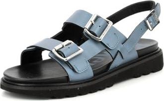 Kickers Neosummer, Sandales Femme, Bleu Metal, 36