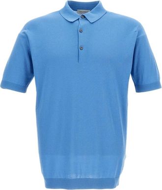 John Smedley Homme, Tops, Bleu, Taille: XL Adrian Polo