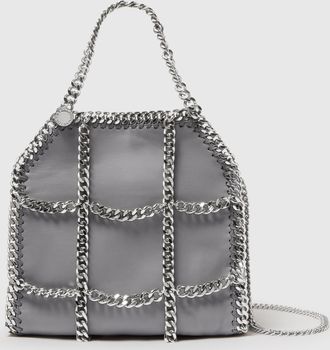 Stella McCartney Limited-Edition Falabella Chain Cage Mini Tote Bag, Woman, Grey