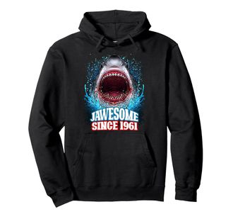 BDAZ 65. Geburtstag Jawesome Seit 1961 Shark 65 Jahre alt Pullover Hoodie