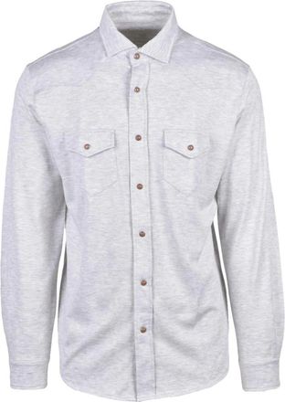 Eleventy Homme, Chemises, Gris, Taille: 2XL Shirt