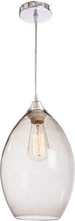 Lussiol Wilkinson Pendelleuchte, Rauchglas, 40 W, rauchfarben, ø 20 x H 30 cm