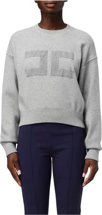Elisabetta Franchi Damen, Sweatshirts & Hoodies, Grau, XSGröße