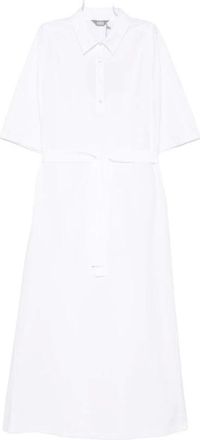 Max Mara Femme, Robes, Blanc, Taille: 38 FR Chemisier Dress