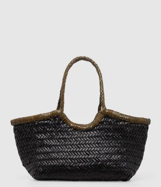 Dragon Diffusion Sac Nantucket Small Bi-Colour Black/Khaki