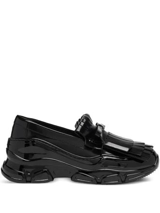 Simone Rocha fringe tracker loafers - Schwarz