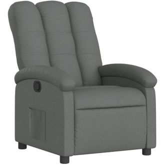 vidaXL Relaxsessel Dunkelgrau Stoff - Vidaxl